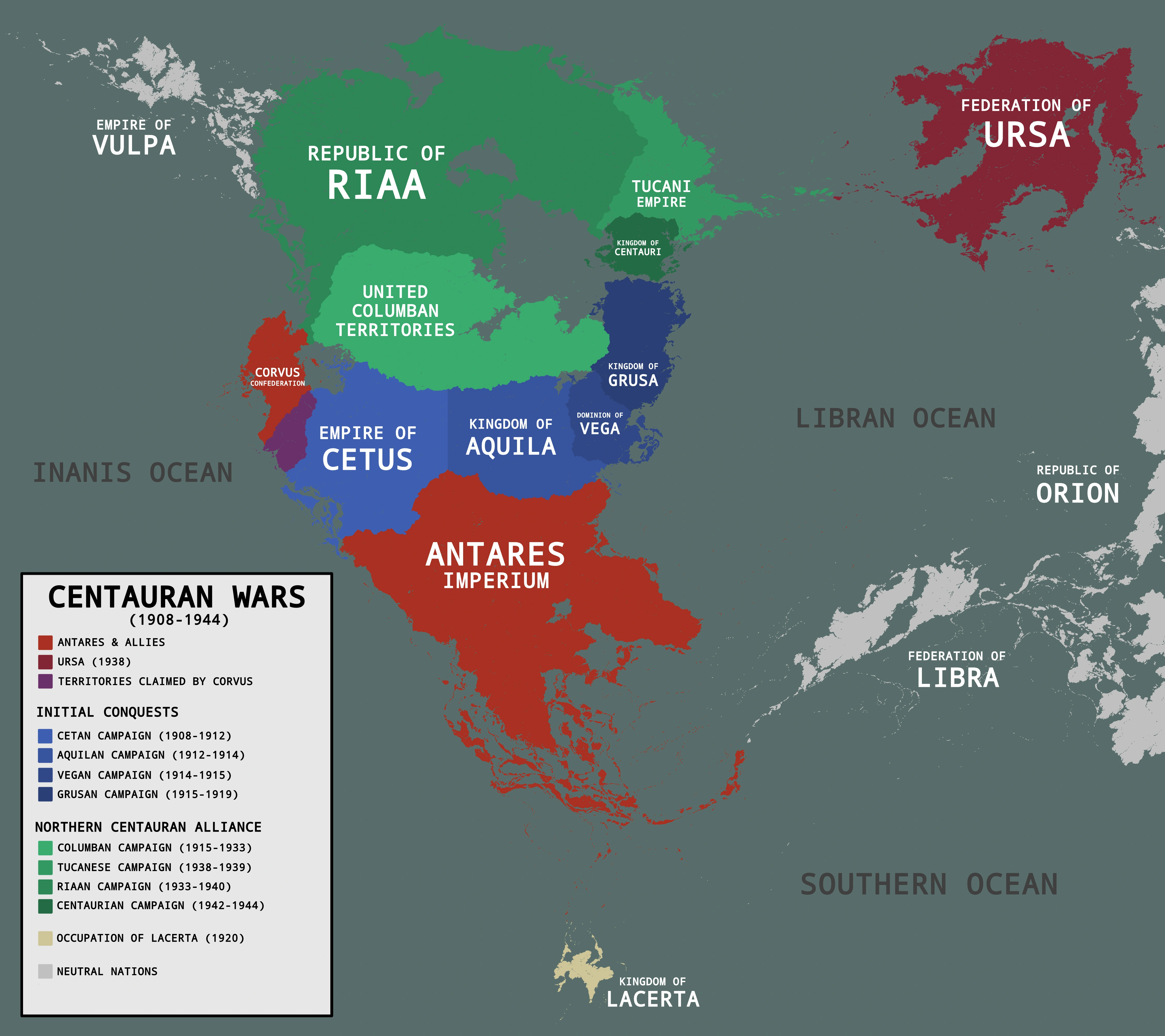 Updated version of Centauran Wars map (fanmade) | Fandom