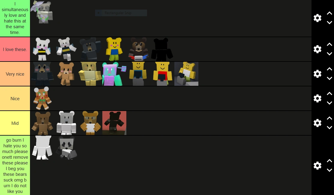 Bear tier list | Fandom