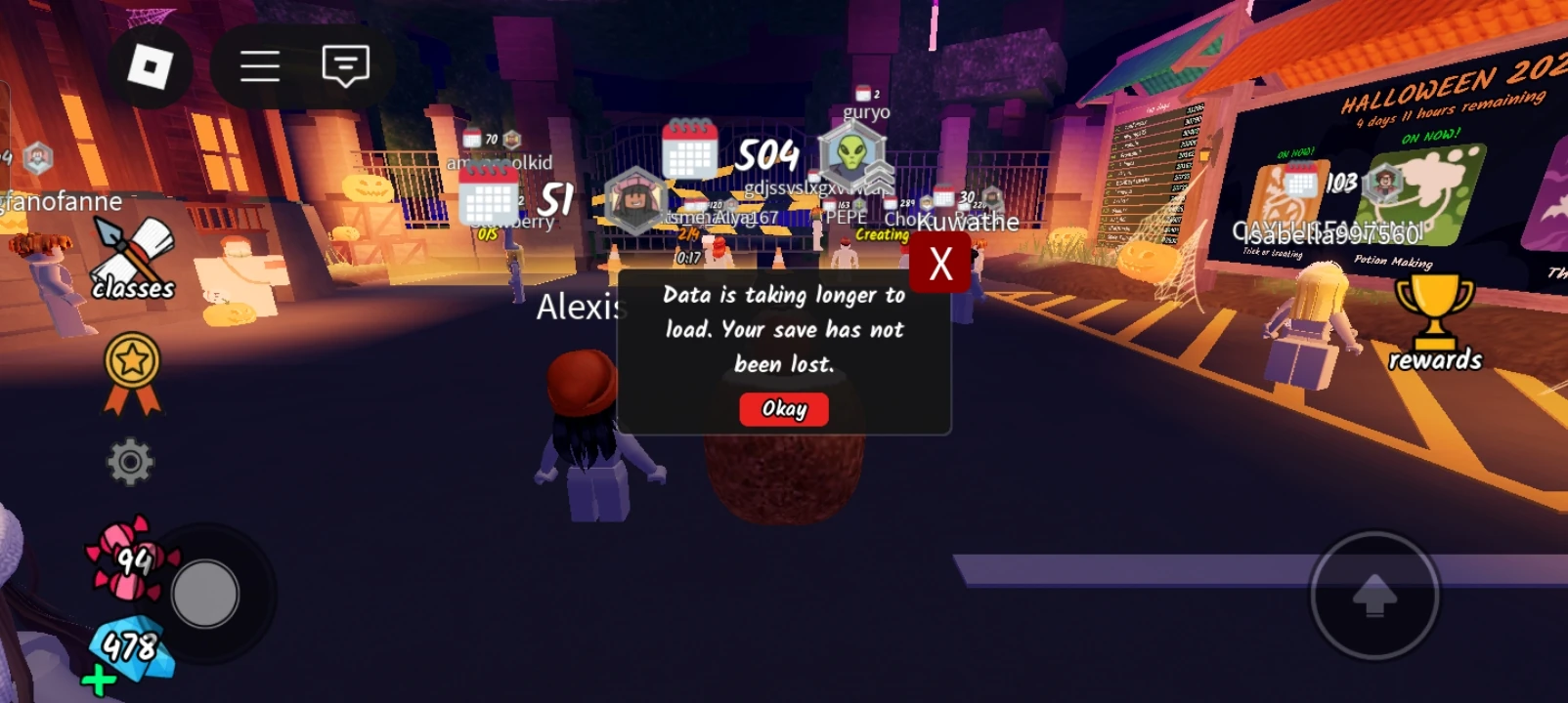 I got this message while loading into lobby | Fandom