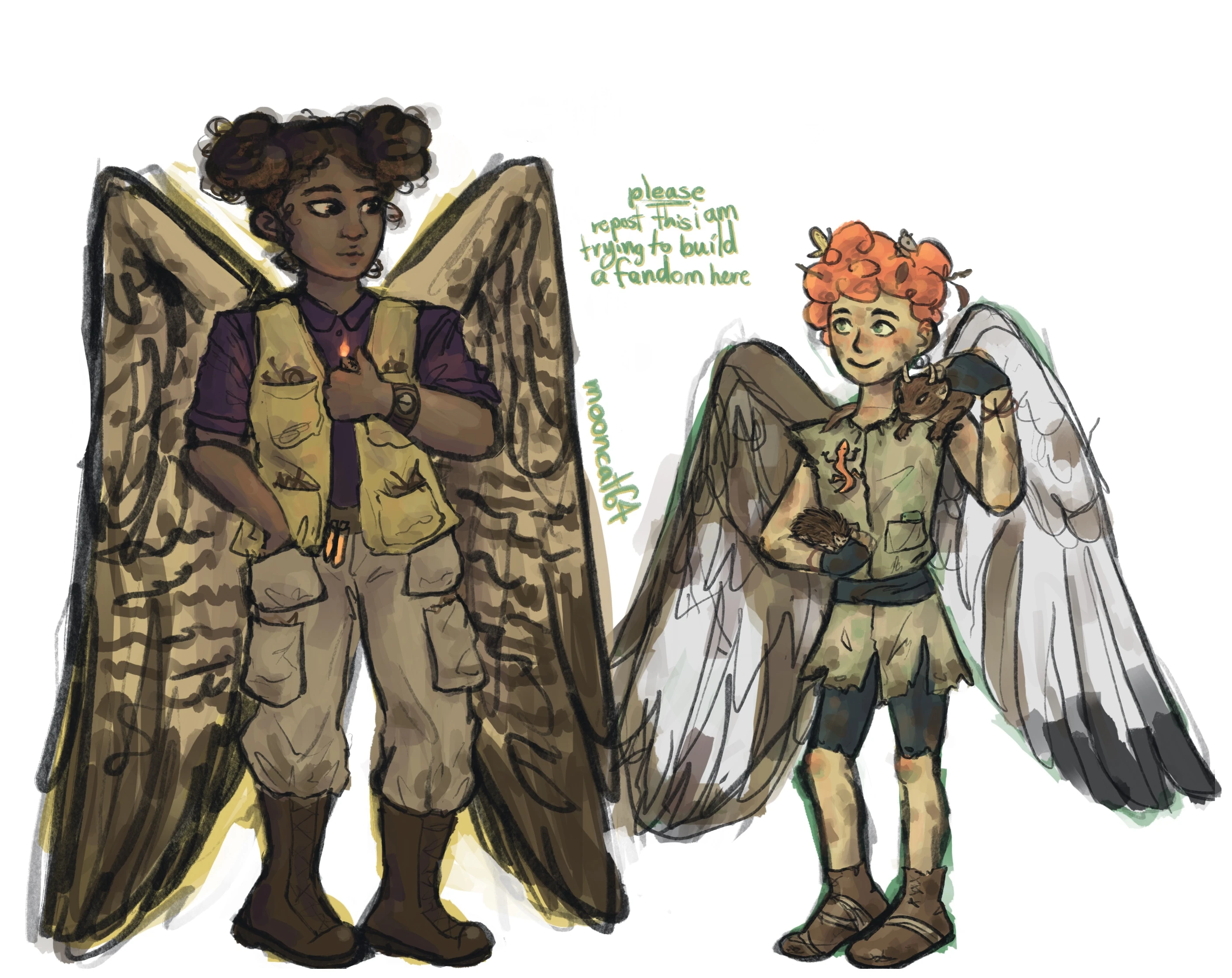 MORE FANART (Gussie and Twig) | Fandom