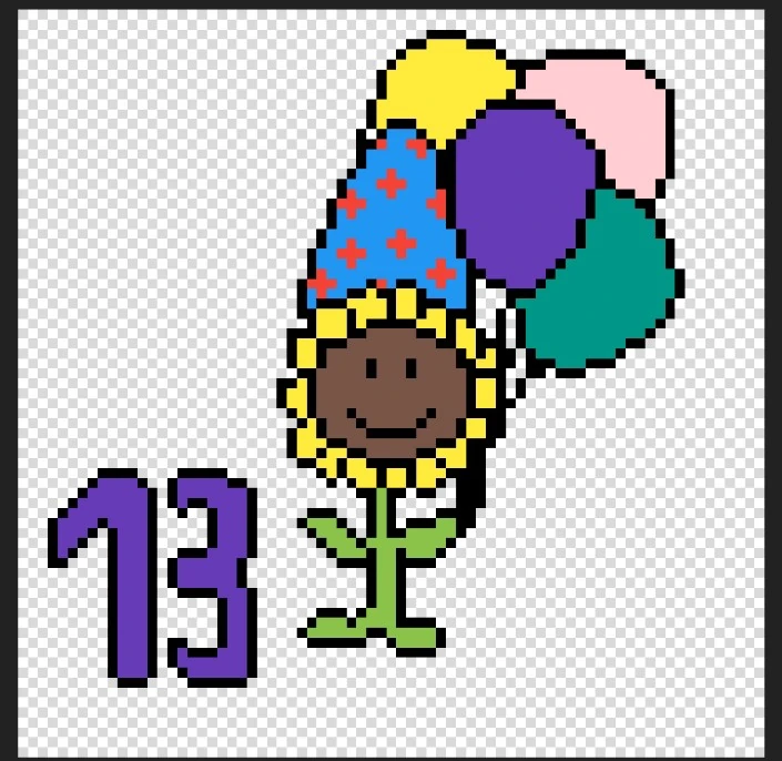 Sunflower Pixel Art | Fandom
