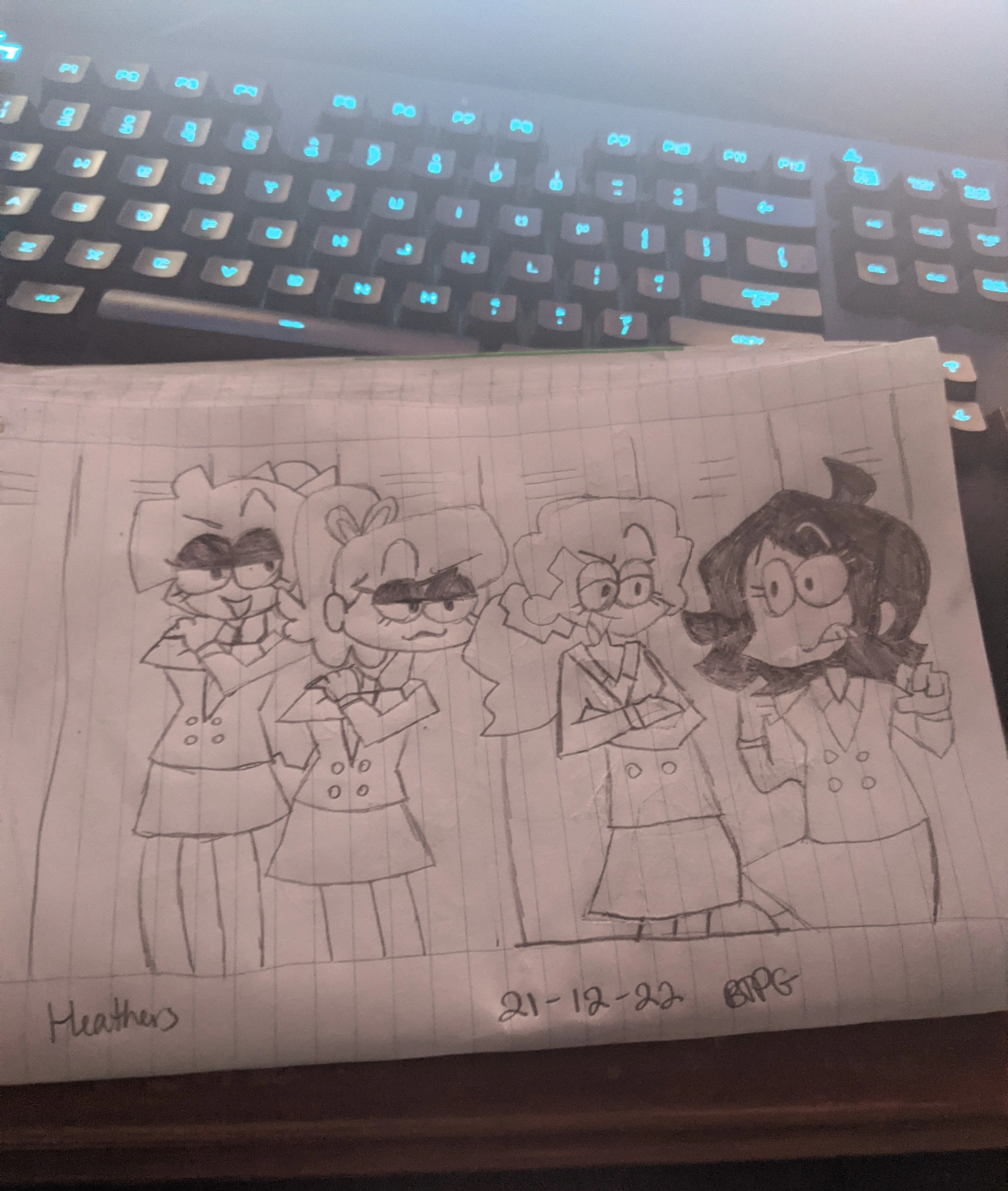 Heathers drawing because I am feeling better | Fandom