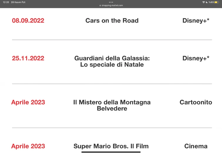 So December 1 Is Release date for UK For TMOLM? | Fandom