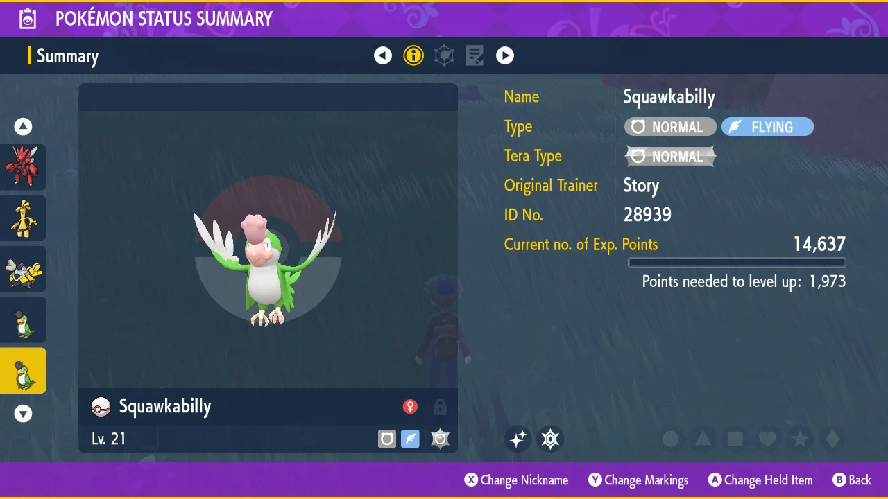 Found a marked shiny Squawkabilly | Fandom