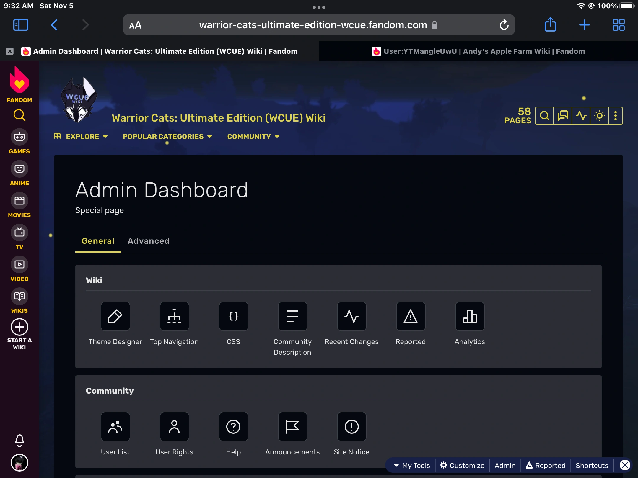 what just happened why can i see the admin dashboard am i glitching | Fandom