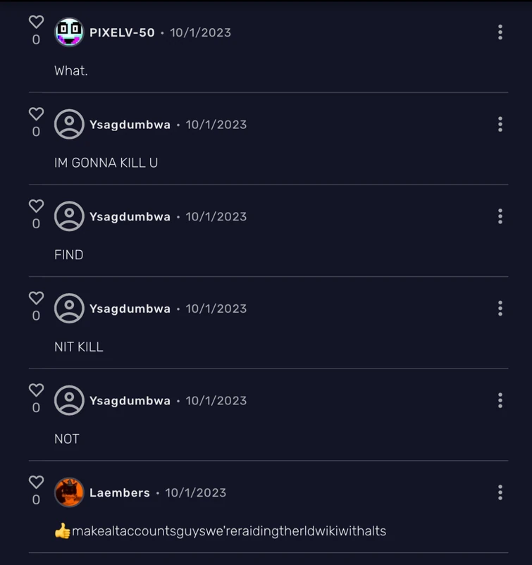 The average wiki conversation | Fandom