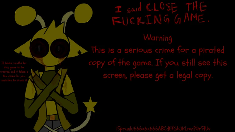 what if Sprunki had an anti piracy screen? (Concept) | Fandom
