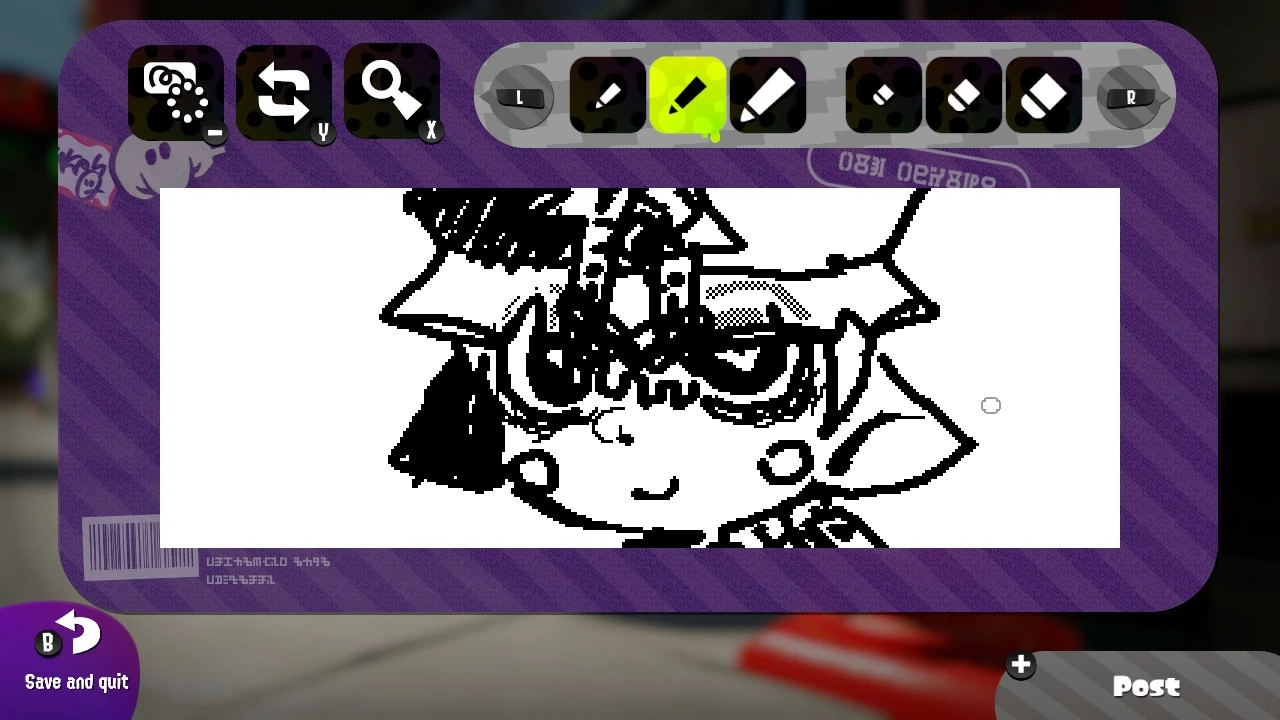 Tried to draw in the splat-post for the first time haha | Fandom
