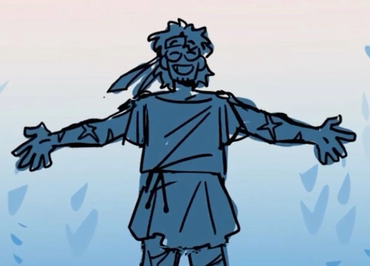 Can someone tell me why polites is always drawn with glasses? | Fandom