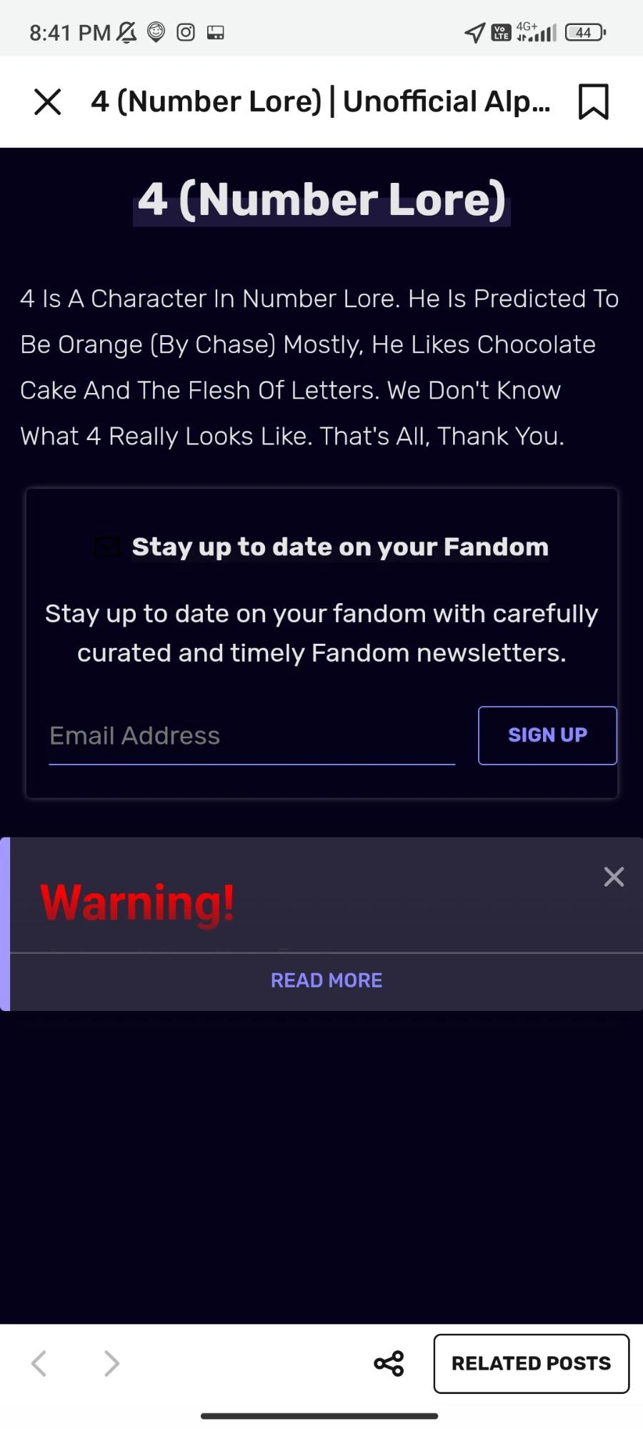 Why is there Number Lore 4? | Fandom