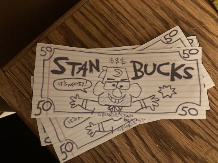 A little photo copying…some nacho stains and…viola! Stan-Bucks are a ...