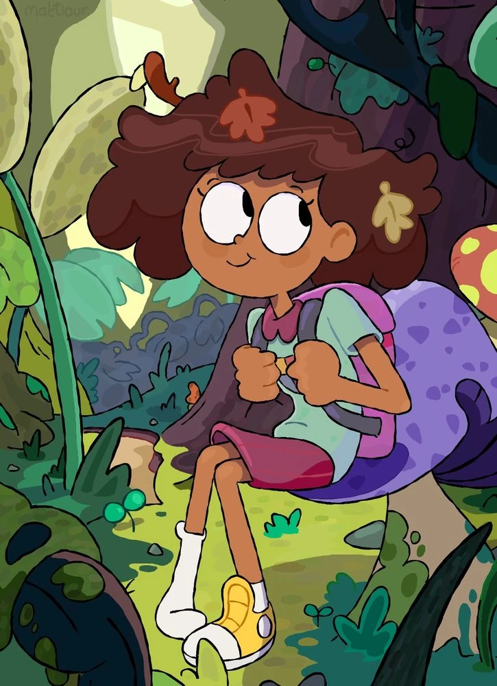 Matty's fan art of Anne with her backpack🎒 in Amphibia | Fandom