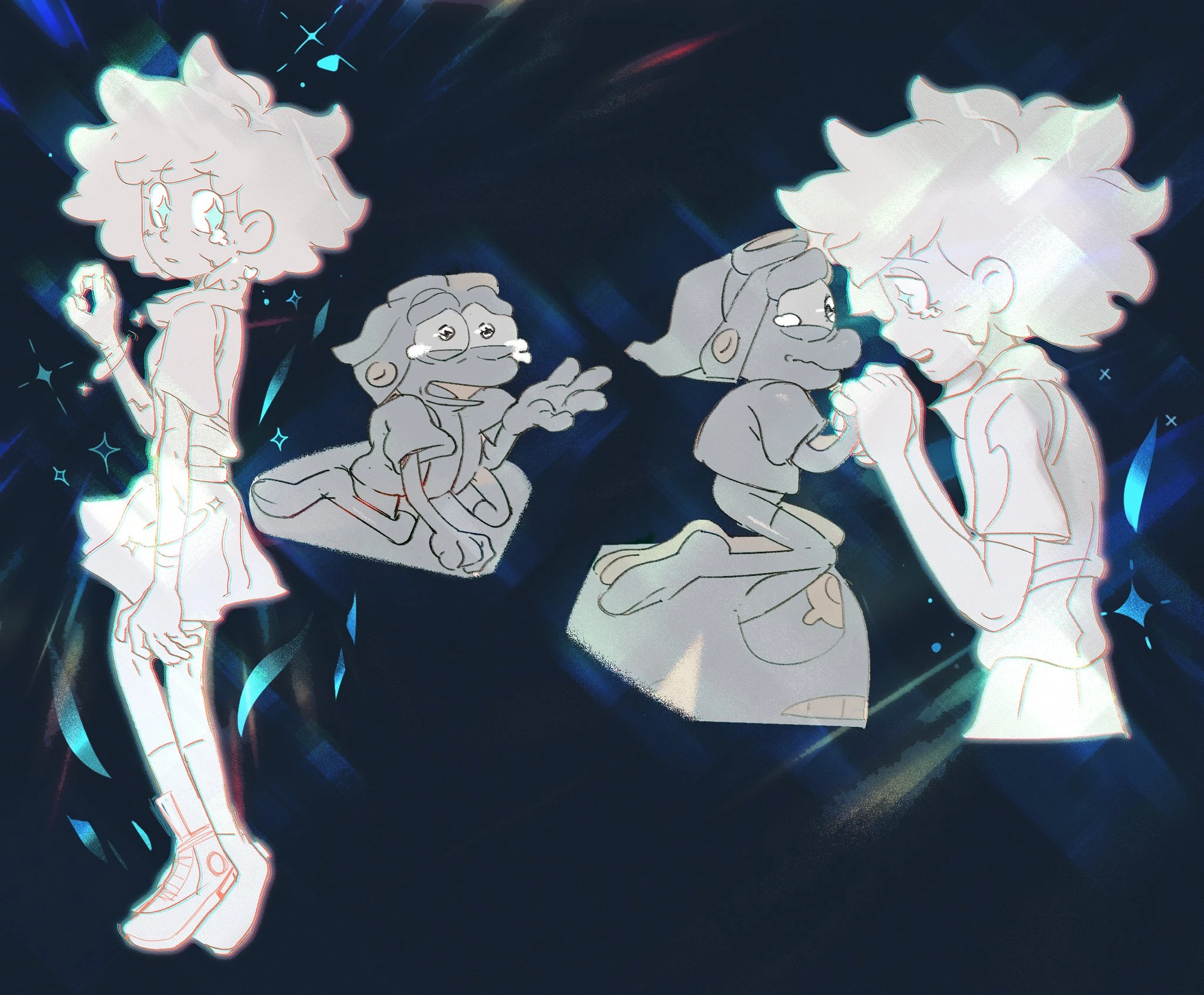 menganmei's fan art of a scene in The Hardest Thing | Fandom