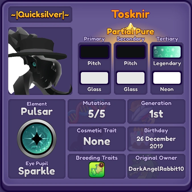 Taking offers on a 2019 Tosknir + 1/3 Dream Error Sky! Also LF: Pure ...