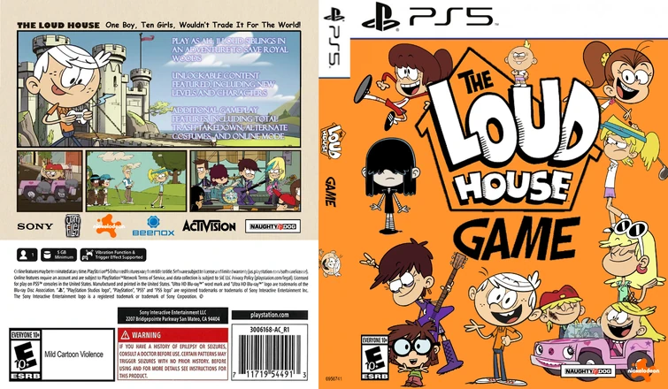 Front and Back Cover - Loud House Game | Fandom