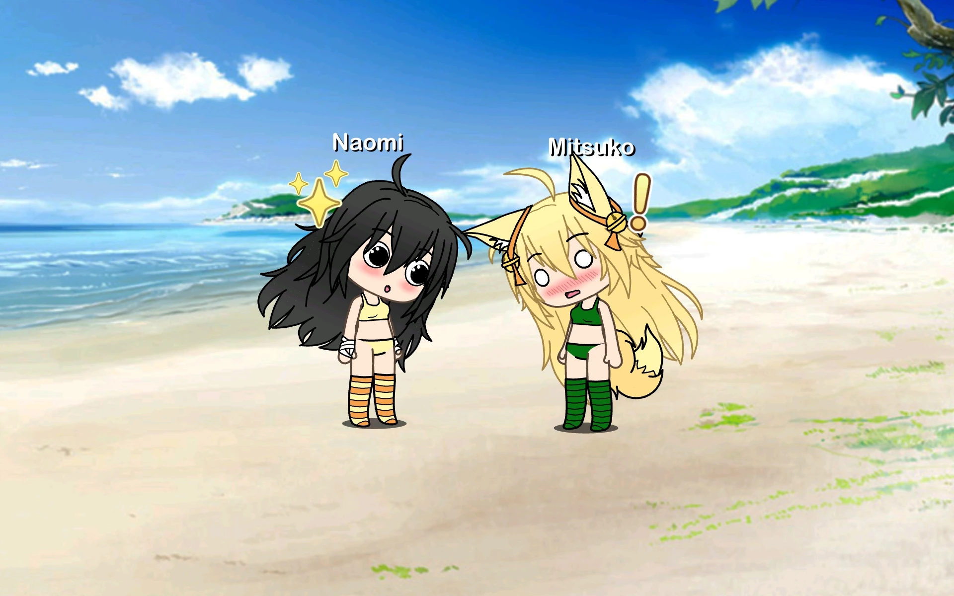 If Naomi and Mitsuko switched clothes (Gacha Resort Version) | Fandom