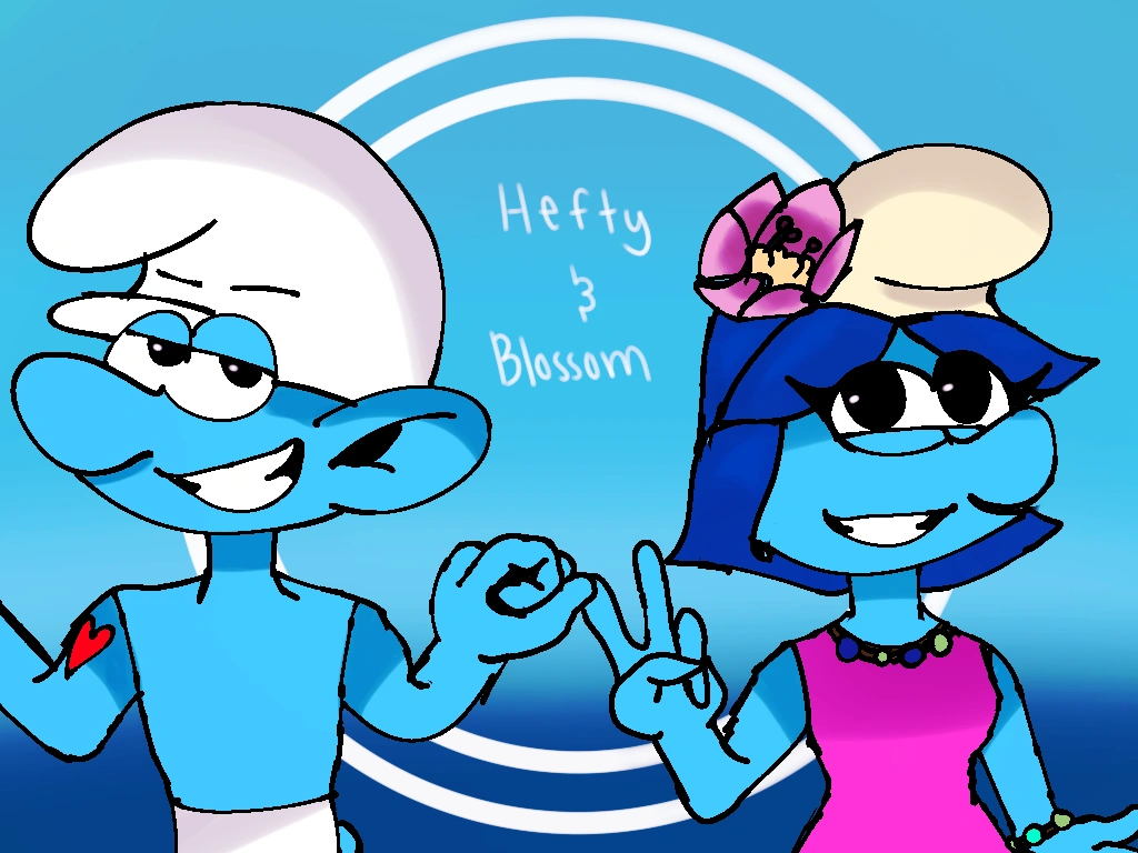 So, I asked my two friends to name a Smurf character. One said hefty and another said blossom ...