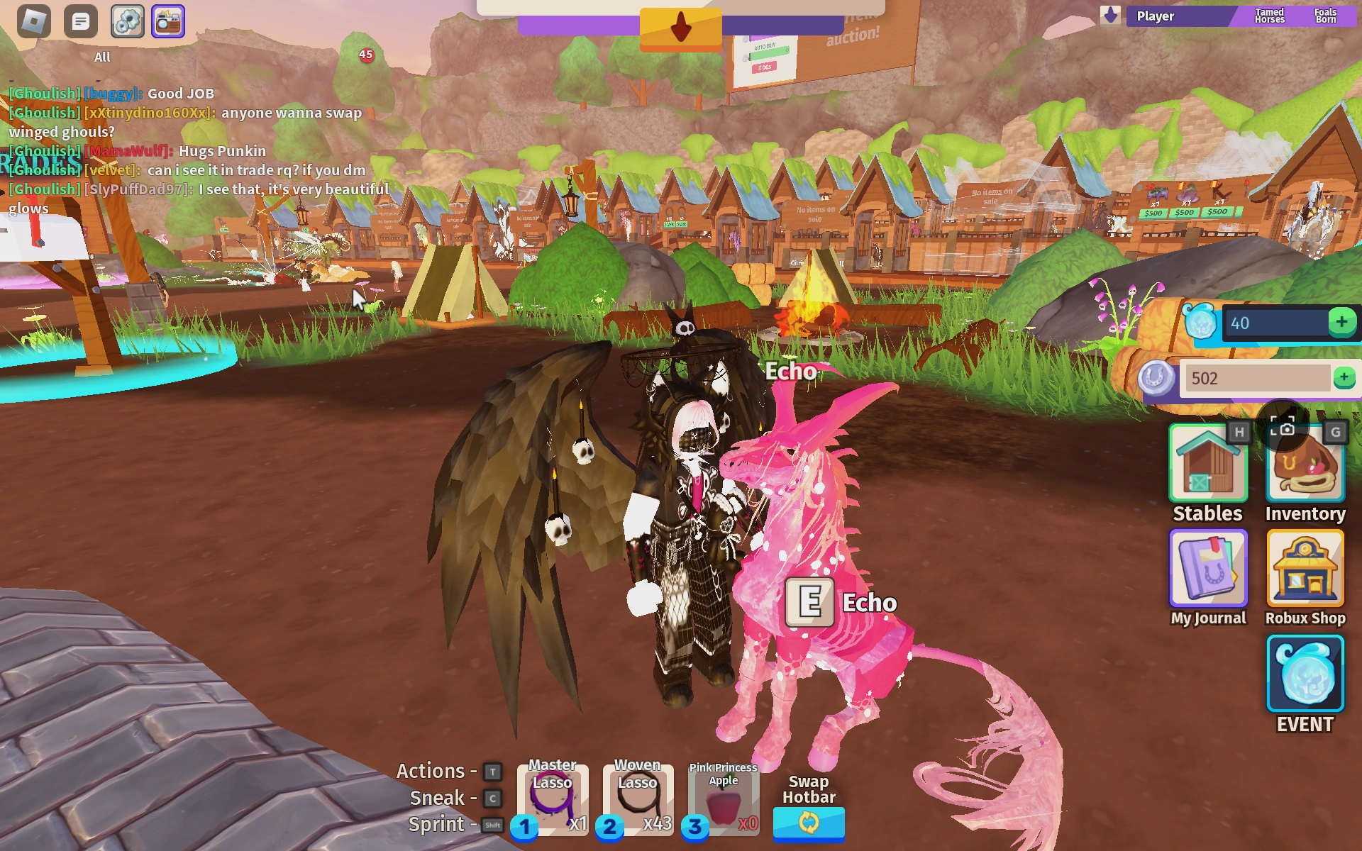 I have acquired a pretty pink ghoul!