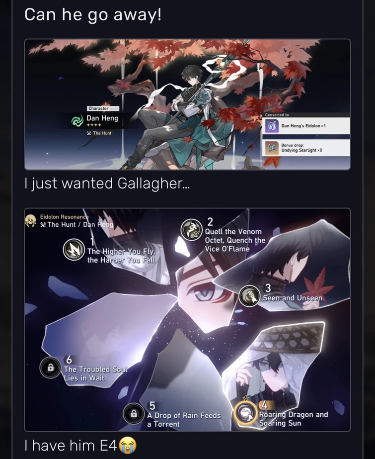 I just wanted Gallagher | Fandom