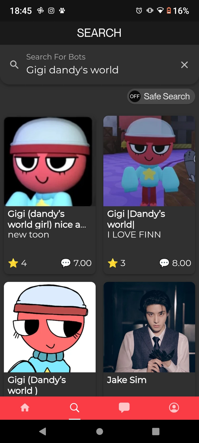 Let’s see how long it takes for 1 atleast 1 GIGI C.AI bot to be made ...