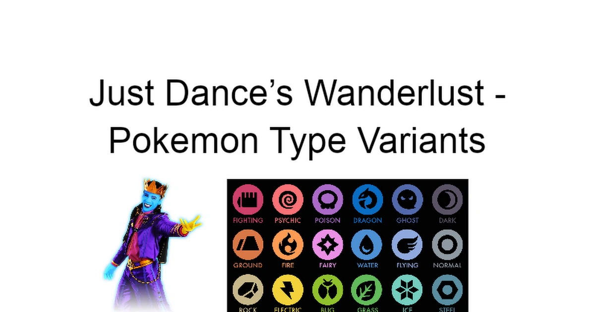 Wanderlust... But Pokemon types (WIP) | Fandom