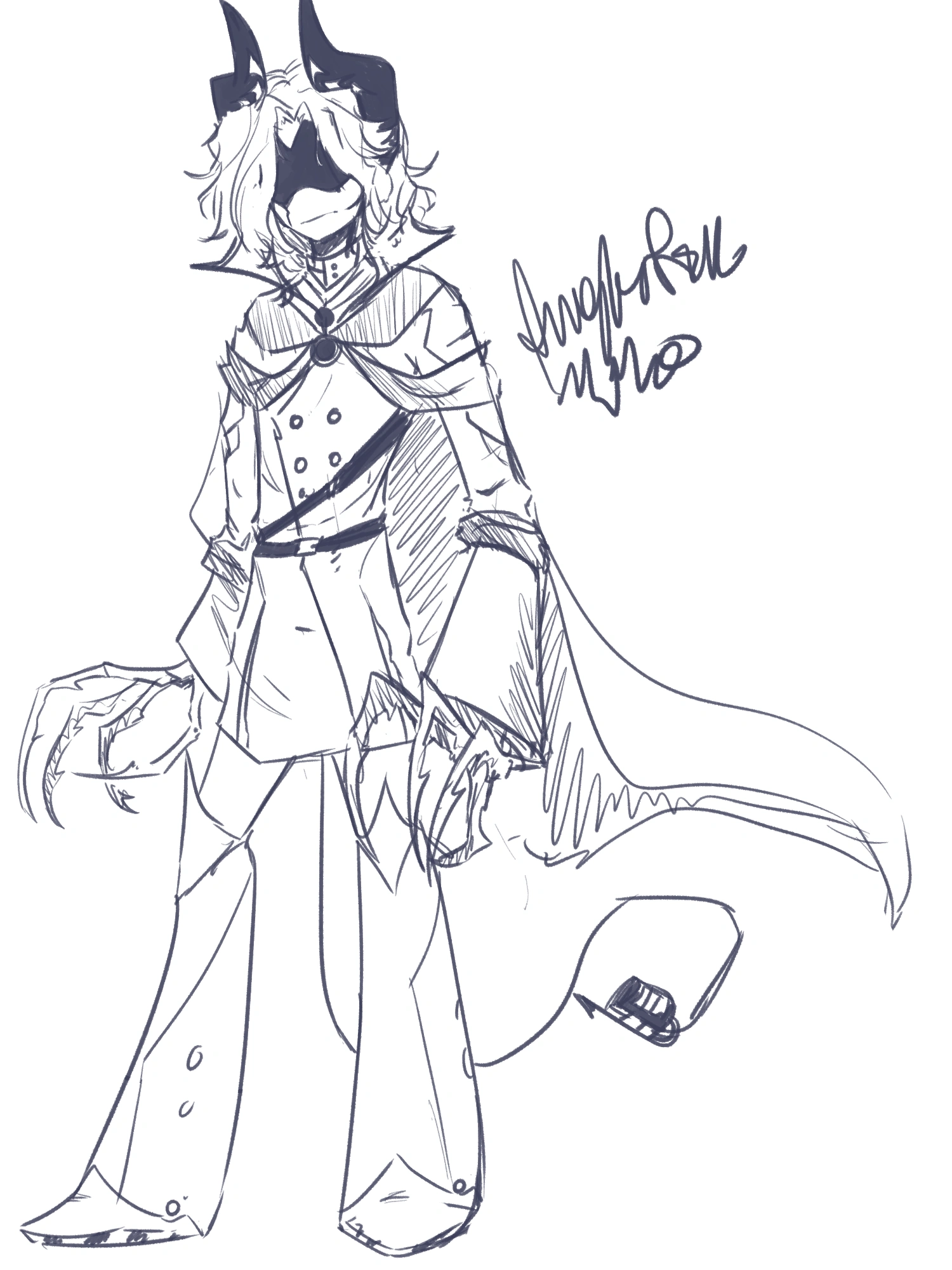 I drew him being emo again | Fandom