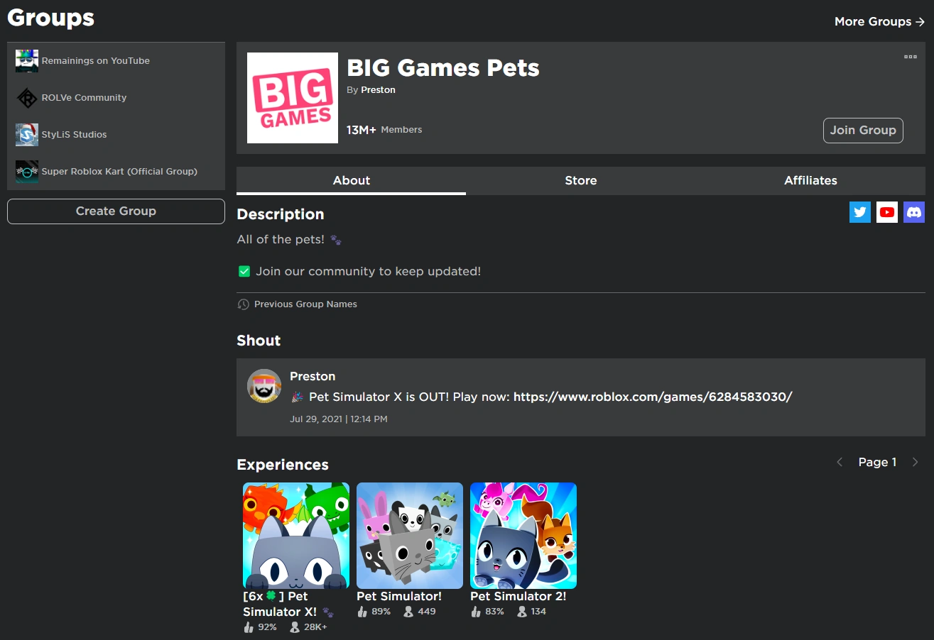 Big Games Simulators has changed their name! | Fandom