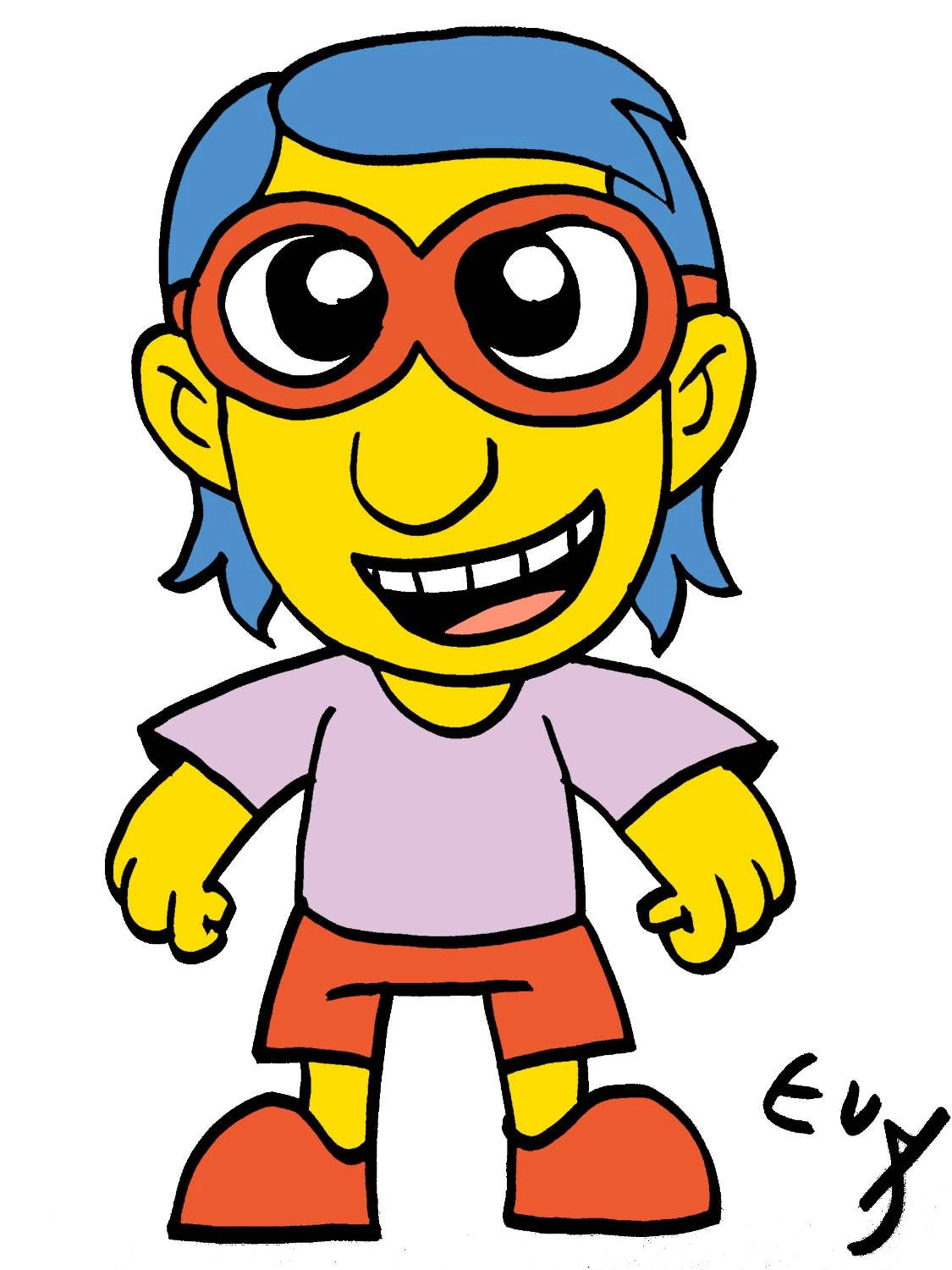My drawing of Milhouse | Fandom