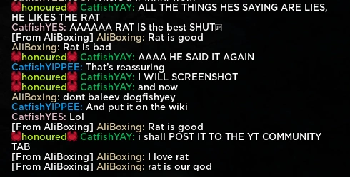 this is a message to everyone in the catfish cult | Fandom