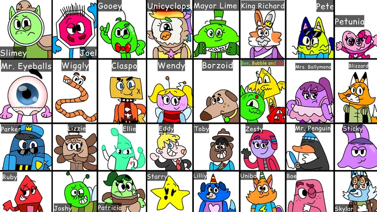 Here's the second batch of the character roster | Fandom