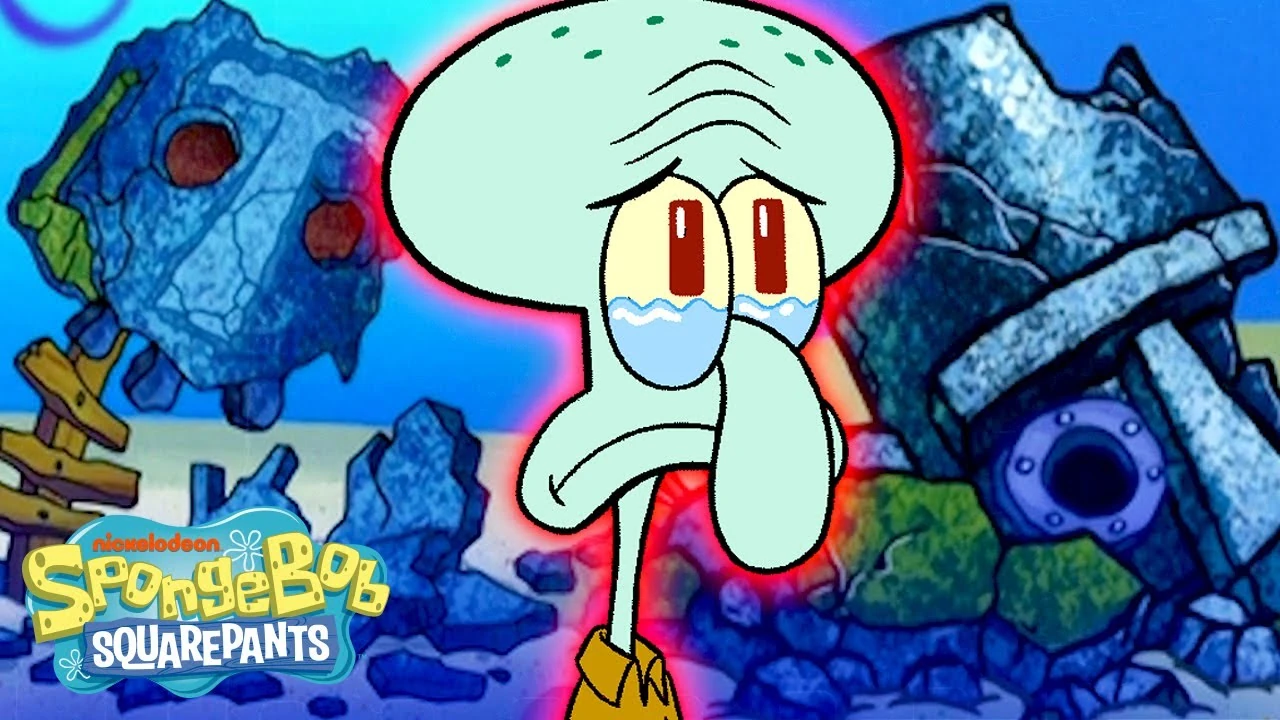 💥 Every Time Squidward's House Was Destroyed! | SpongeBob(Poor Squidward) | Fandom