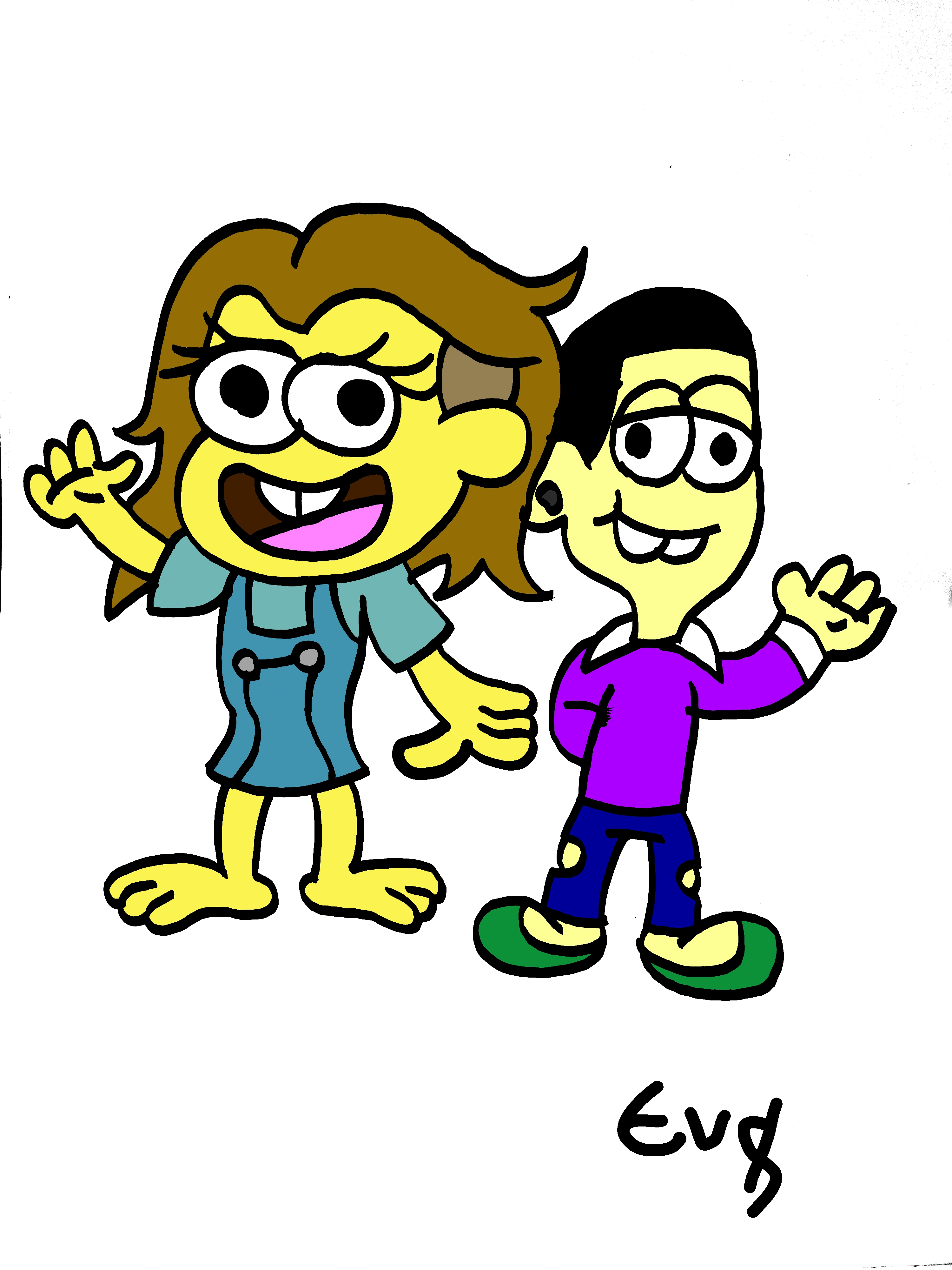 My drawing of Genderbent Cricket and Tilly | Fandom