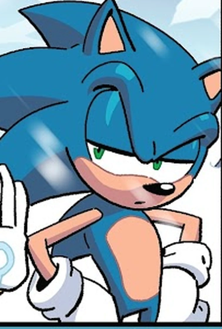 from now on I shall try to use Sonic reaction images from the comics ...