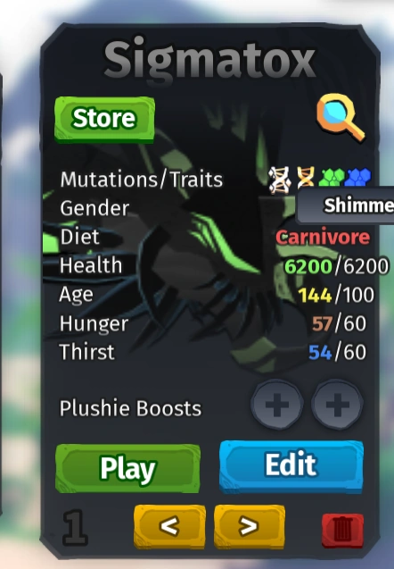 Selling Shimmer Glimmer Sigma | Fandom