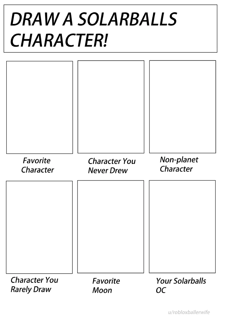 Draw a Solarballs challenge (made by me) | Fandom