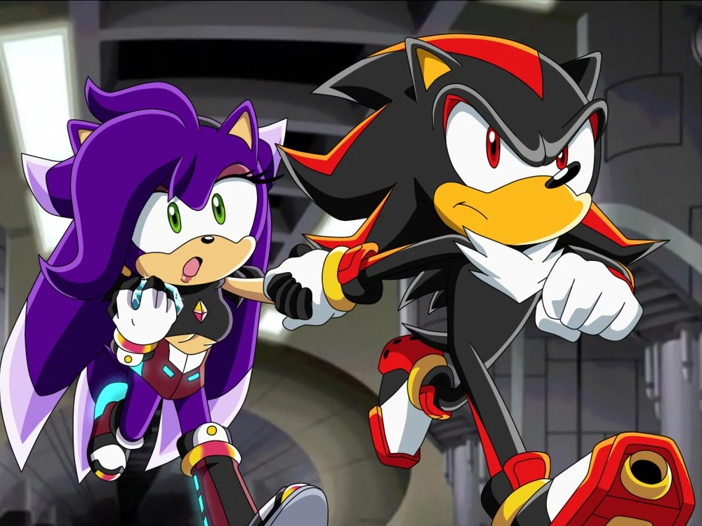 Shadow and Victoria (Berry) holding hands : Art by Y-Firestar | Fandom