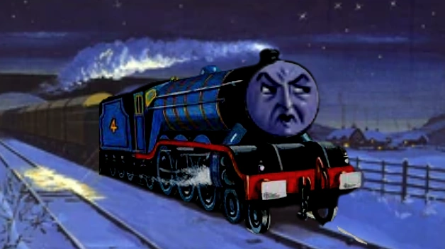 Gordon is mad because he's pulling the Flying Kipper. | Fandom