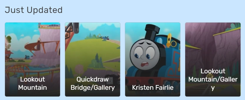 Oh no! Thomas is trapped between hills and mountains! We must save him ...