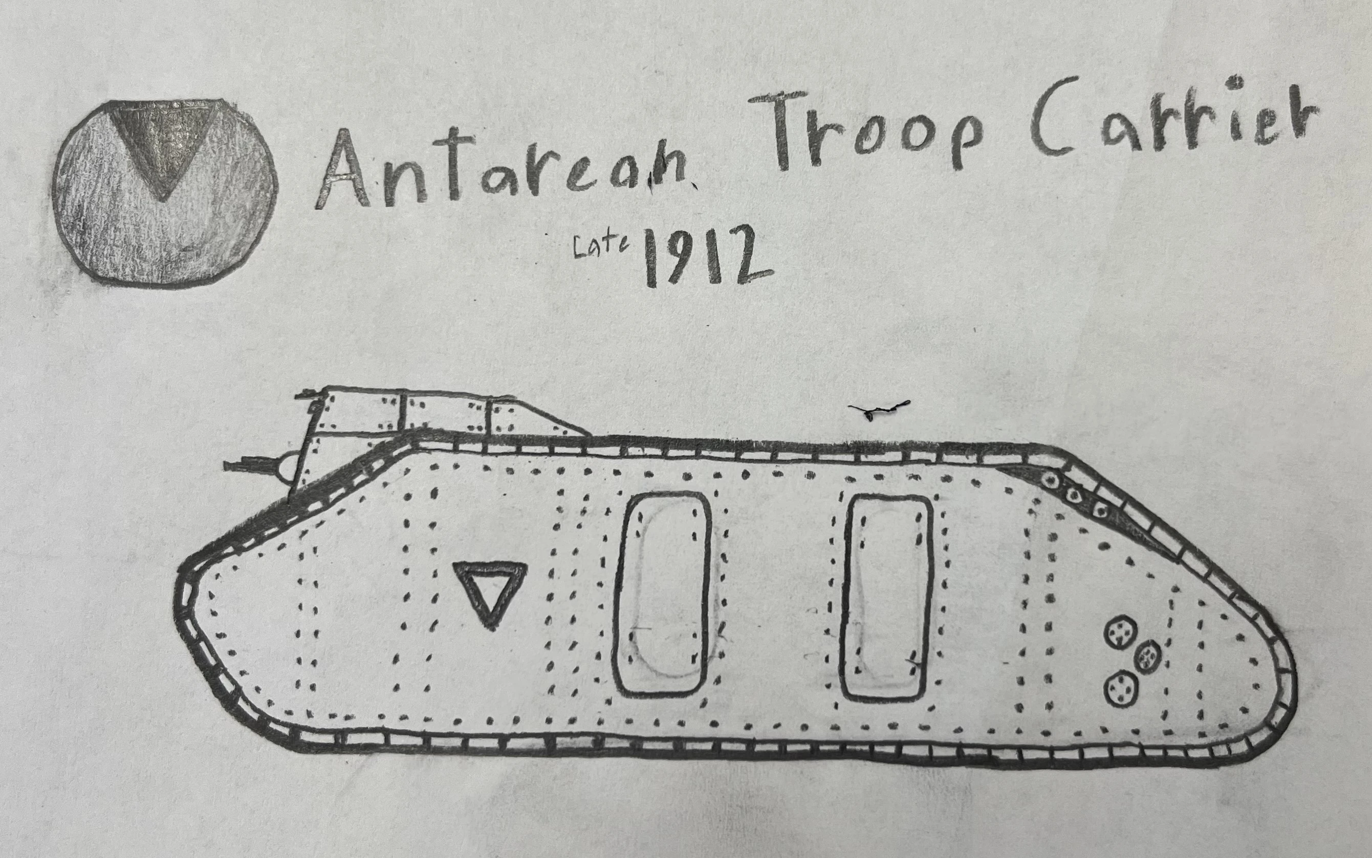 Antarean Troop Carrier tank, 1912 | Fandom