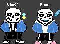 Sans: Canon vs Fanon | Fandom