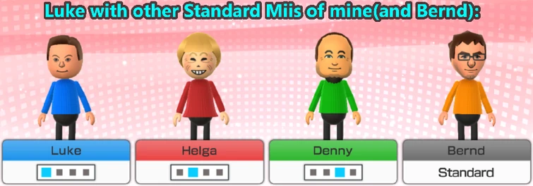 Mii Party Custom CPU Miis 95#: Luke. | Fandom