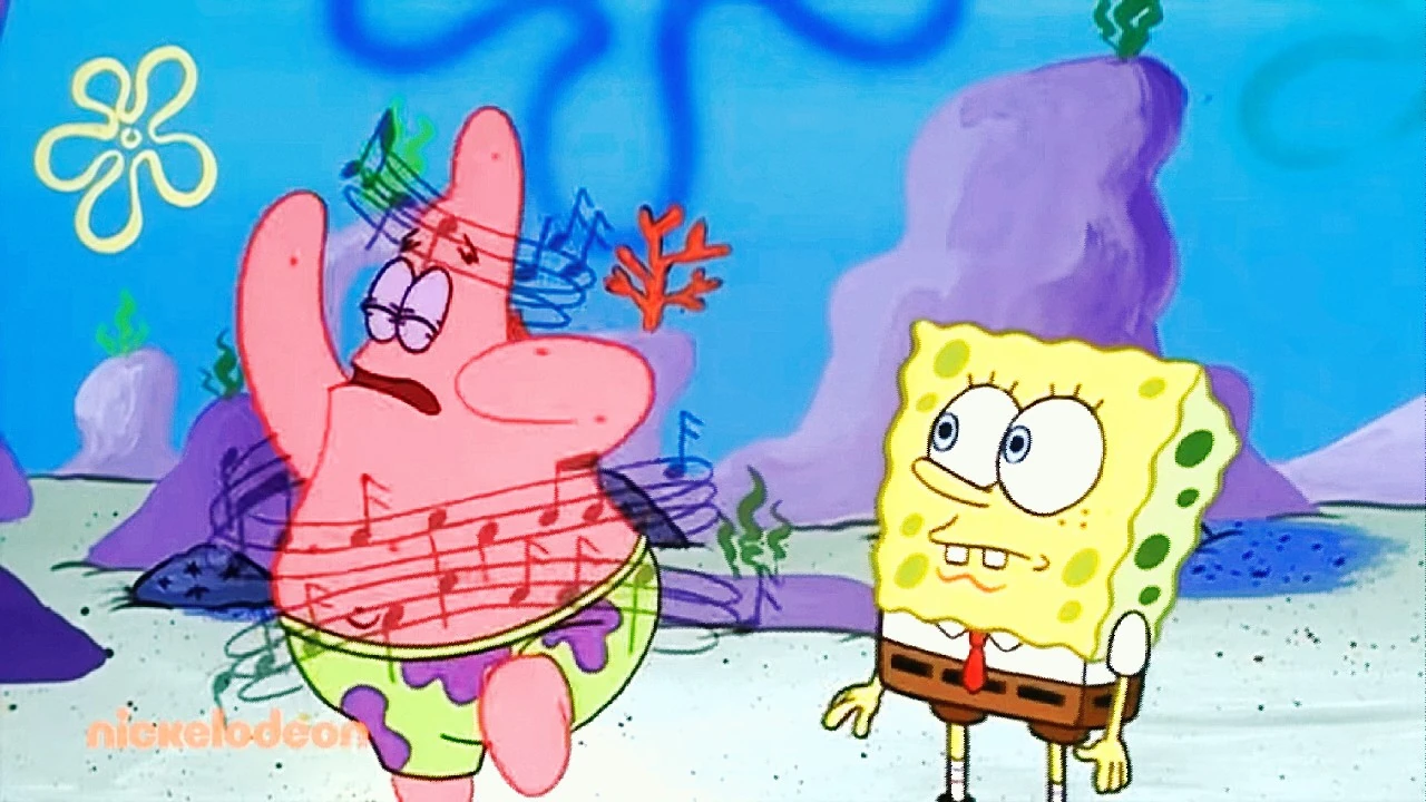 Remember when a bunch of musical notes started attacking Patrick? | Fandom