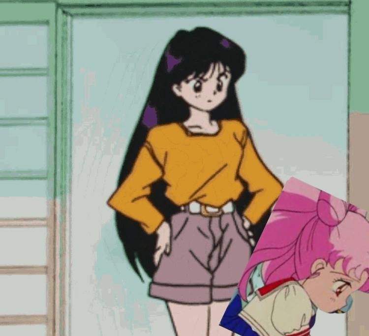 rei angry at chibiusa | Fandom