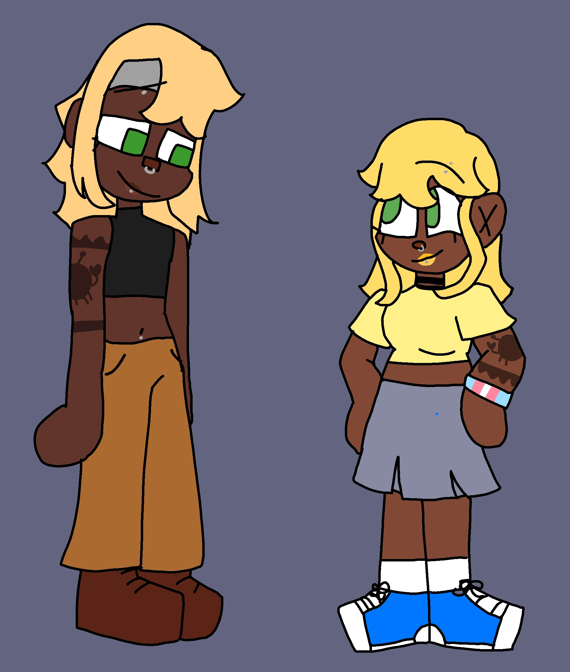 Lightbulb and paintbrush human designs Ig idk | Fandom