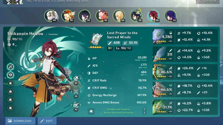 (advice needed) i got heizou from the standard banner! | Fandom