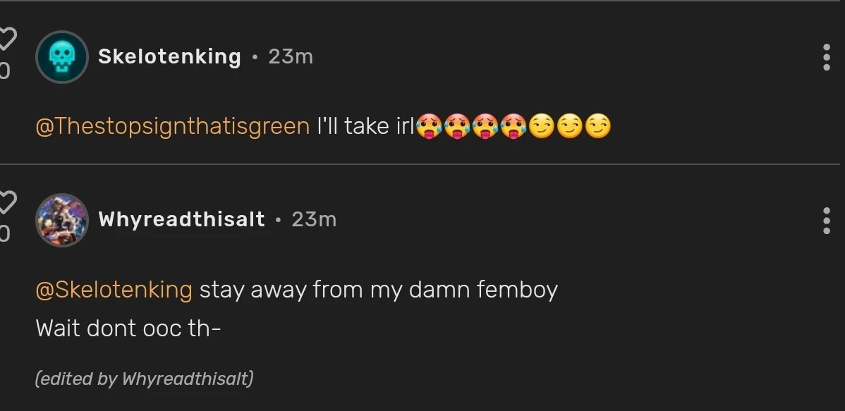 Another screenshot from the ooc goldmine (pt 2) | Fandom