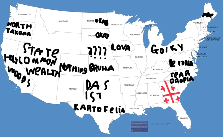 USA map but… | Fandom