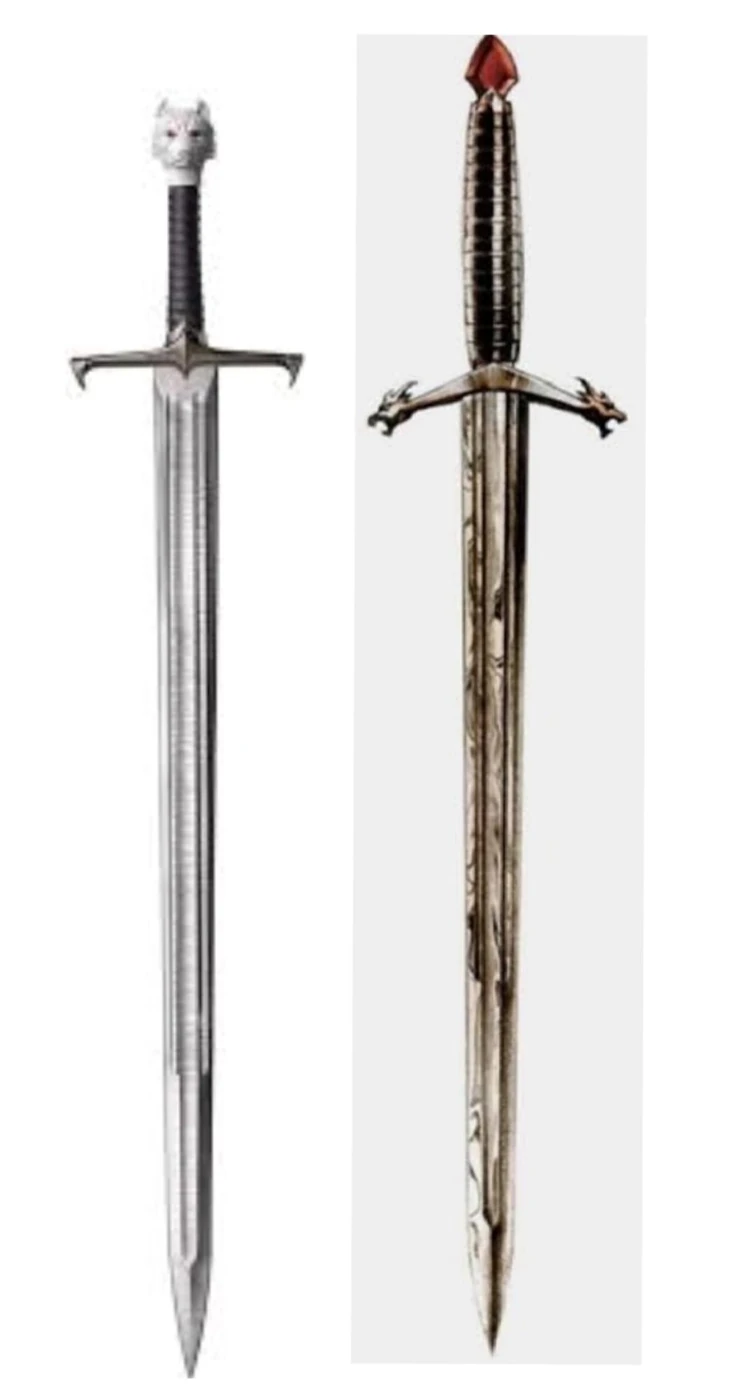 Valyrian steel swords - BLACKFYRE & LONGCLAW | AZOR AHAI's sword ...