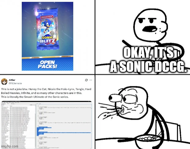 Meme explaining why Sonic Blitz is the top article | Fandom