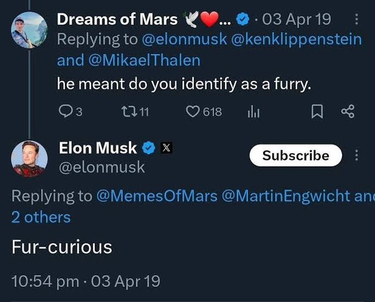 remember that Elon Musk is a furry | Fandom